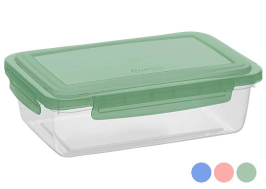 POTE RETANGULAR COM TRAVA 1,1L JAGUAR COLOR 3364 | Casa Norte