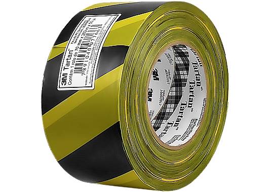 FITA ZEBRADA IMP AM/PR 70MMX200M | Casa Norte